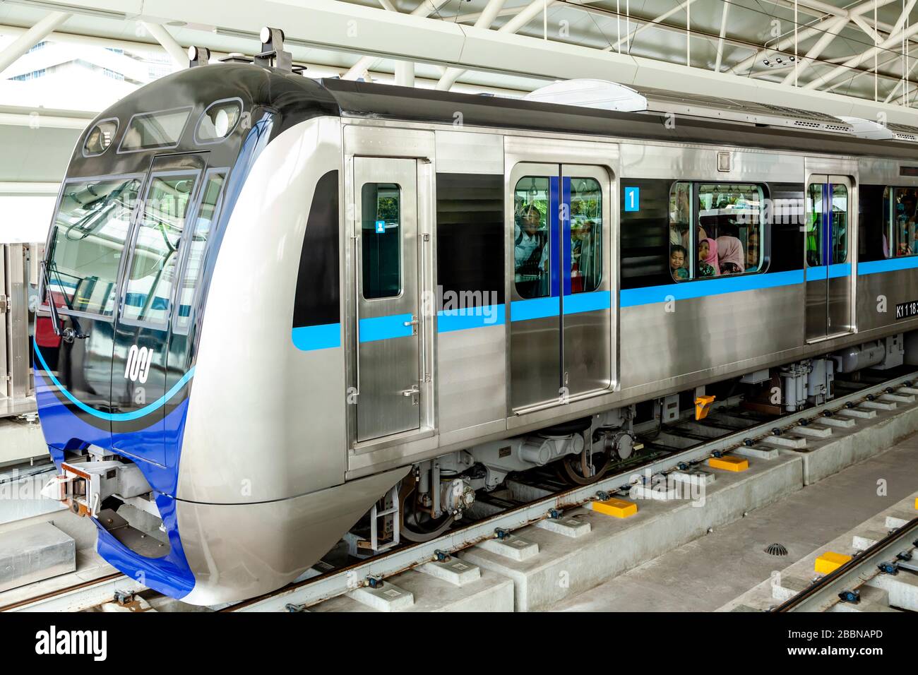 Indonesia train passengers hi-res stock photography and images - Alamy