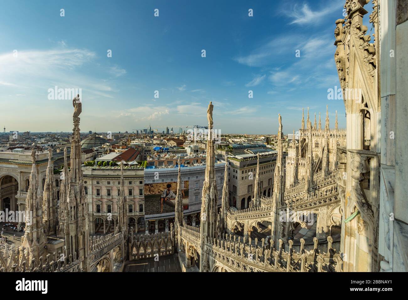 Duomo di milano aerial hi-res stock photography and images - Alamy