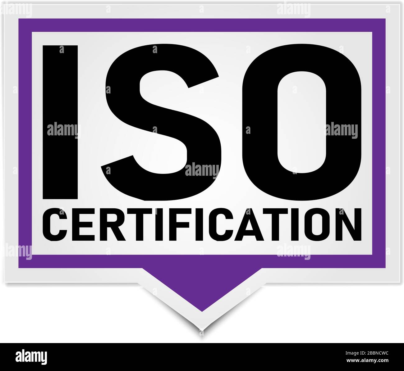 Iso certification white sticker hi-res stock photography and images - Alamy