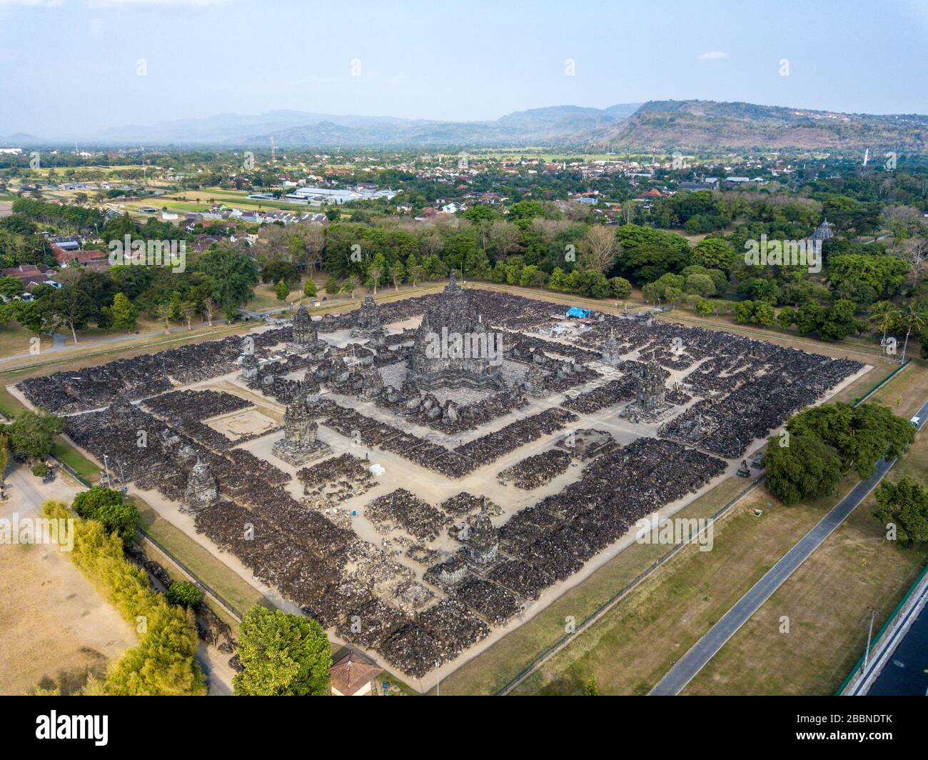 Prambanan drone hi-res stock photography and images - Alamy