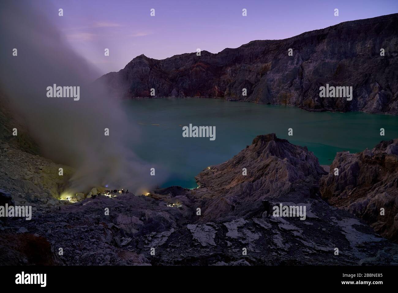 Mount Ijen Volcano in East Java Indonesia Stock Photo - Alamy