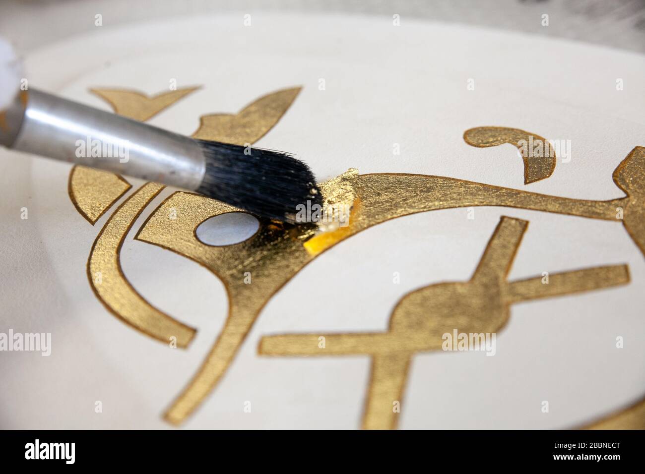 Gold gilding hi-res stock photography and images - Alamy