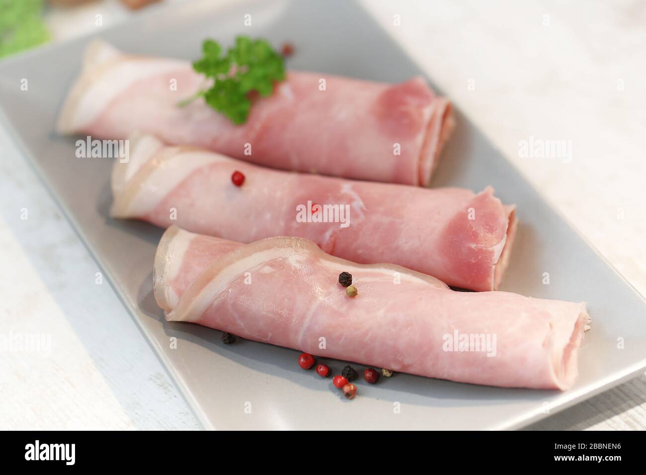 Rolled ham hi-res stock photography and images - Alamy