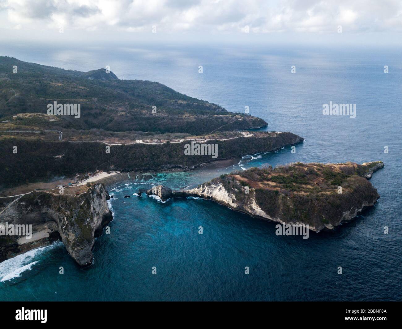 Beautiful view of Atuh Beach in Nusa Penida Island Bali Indonesia Stock ...