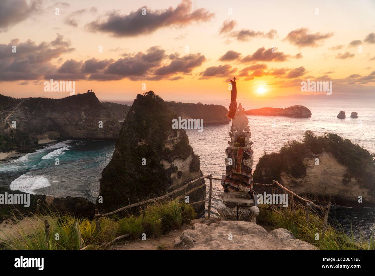 Beautiful view of Atuh Beach in Nusa Penida Island Bali Indonesia Stock ...