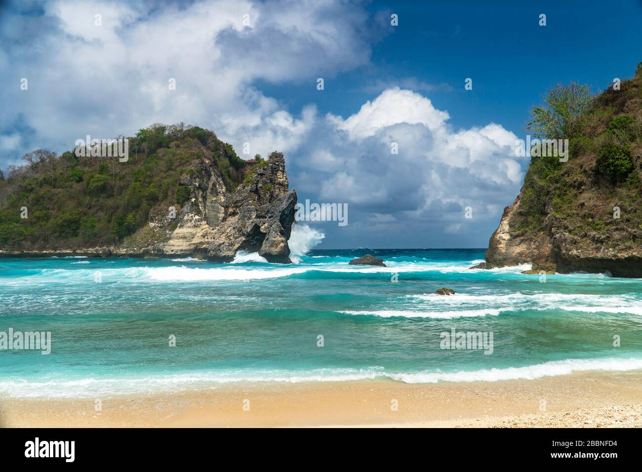 Beautiful view of Atuh Beach in Nusa Penida Island Bali Indonesia Stock ...