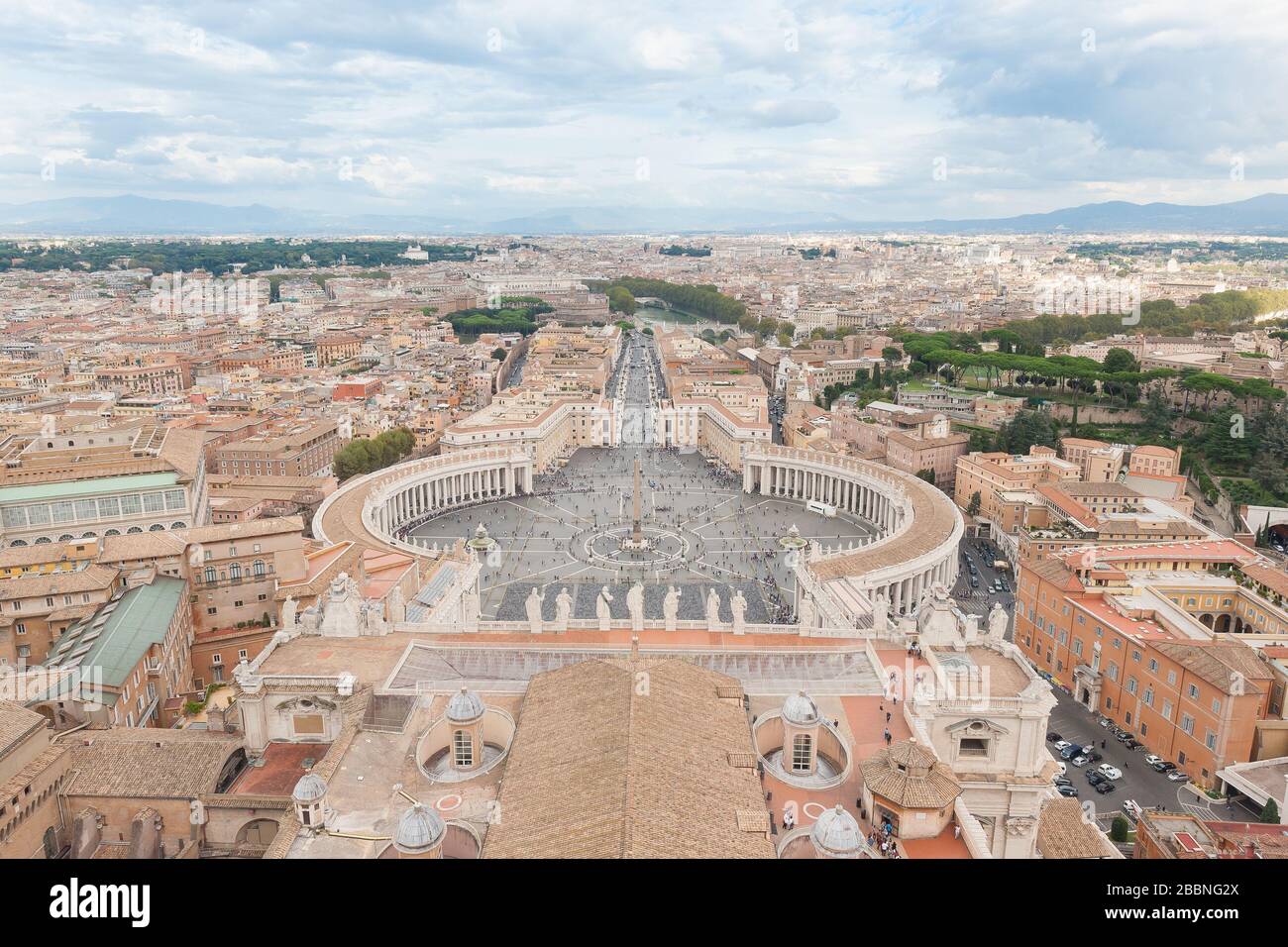Vatican City State - October 08, 2018 : Aerial View of St. Peter's ...