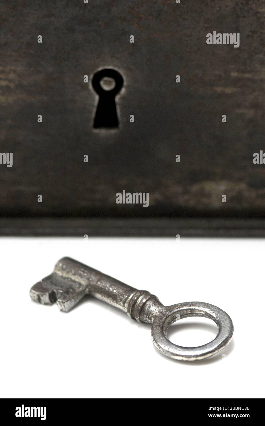 metal lock and key Stock Photo - Alamy