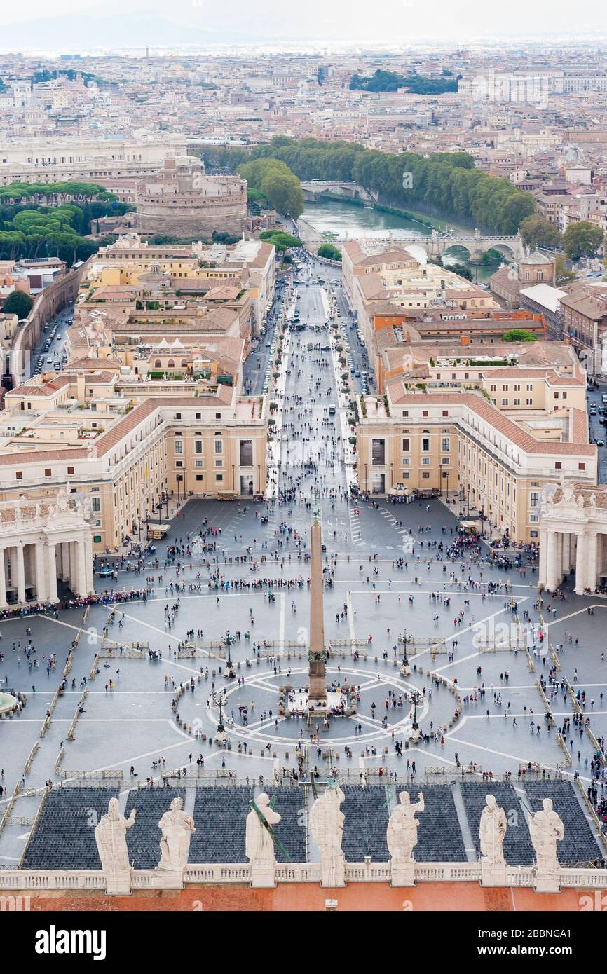 Vatican City State - October 08, 2018 : Aerial View of St. Peter's ...