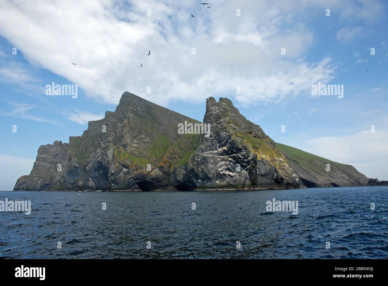 BORERAY and STAC AN ARMIN, ST KILDA, OUTER HEBRIDES, SCOTLAND Stock ...