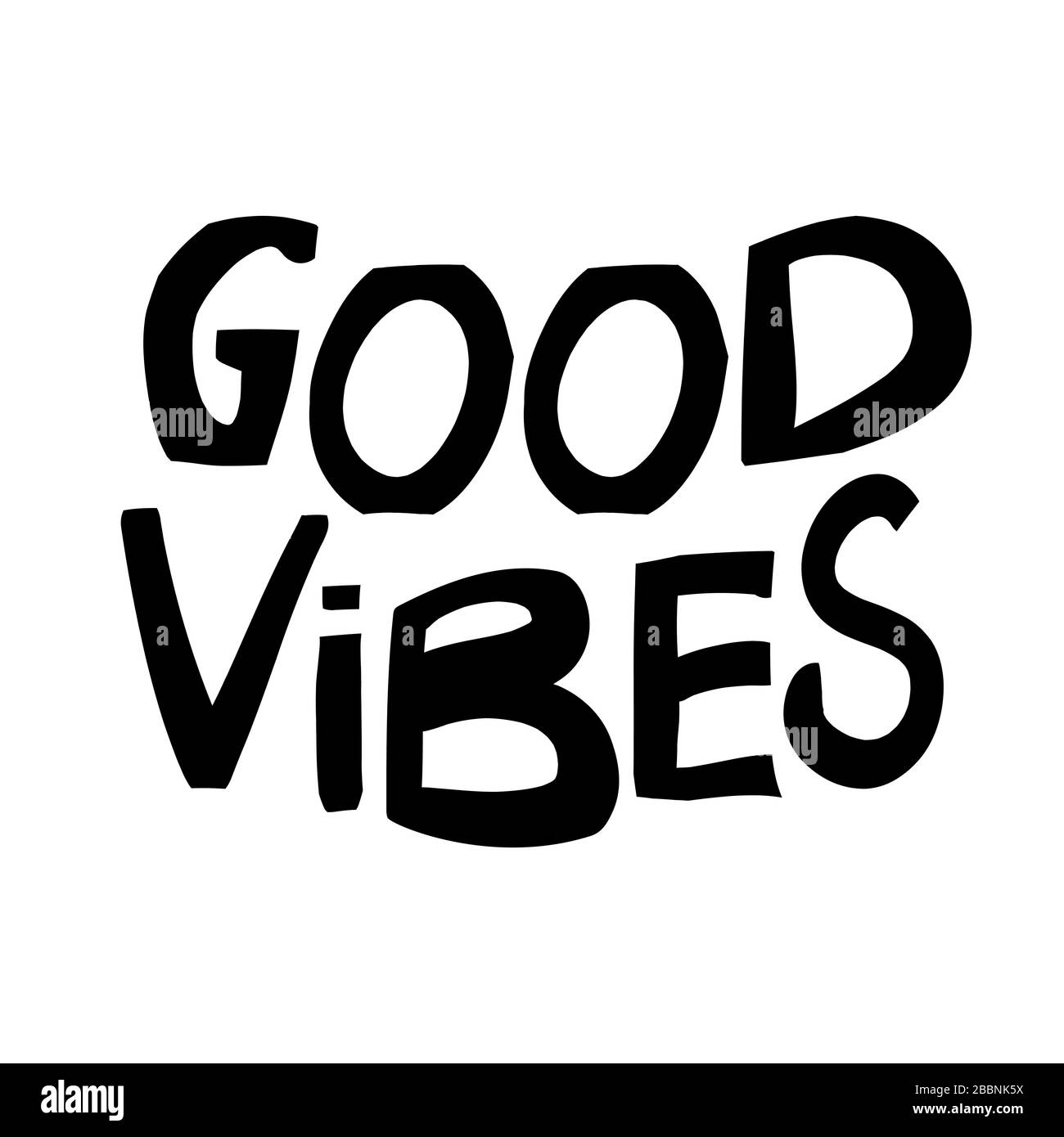 Good vibes sign in Stock Vector Images - Alamy