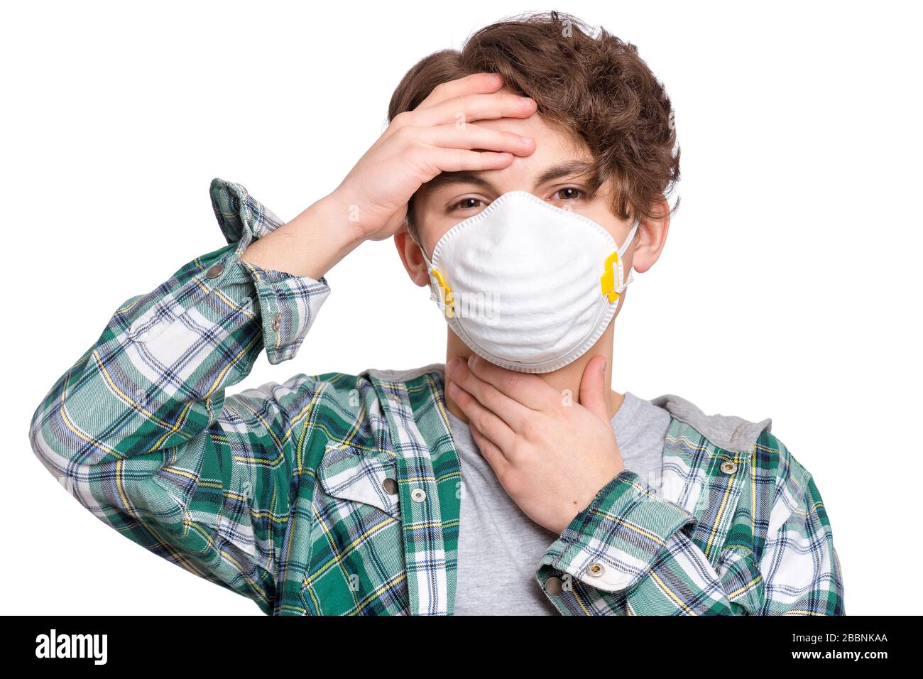 Boy in face mask hi-res stock photography and images - Alamy