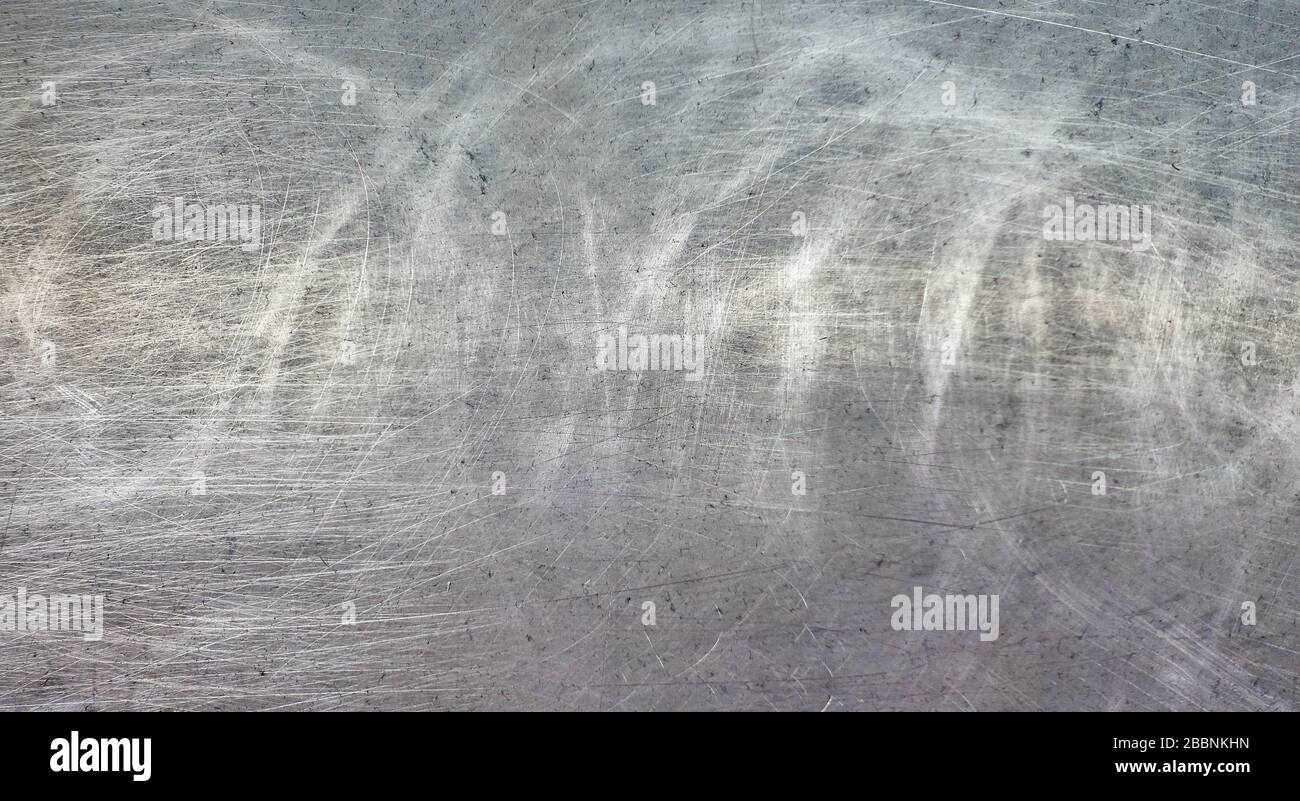 Iron background. There are scratches on the surface of the iron Stock ...