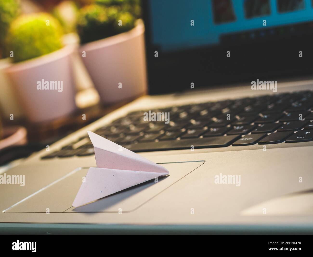 Work airplane hi-res stock photography and images - Alamy