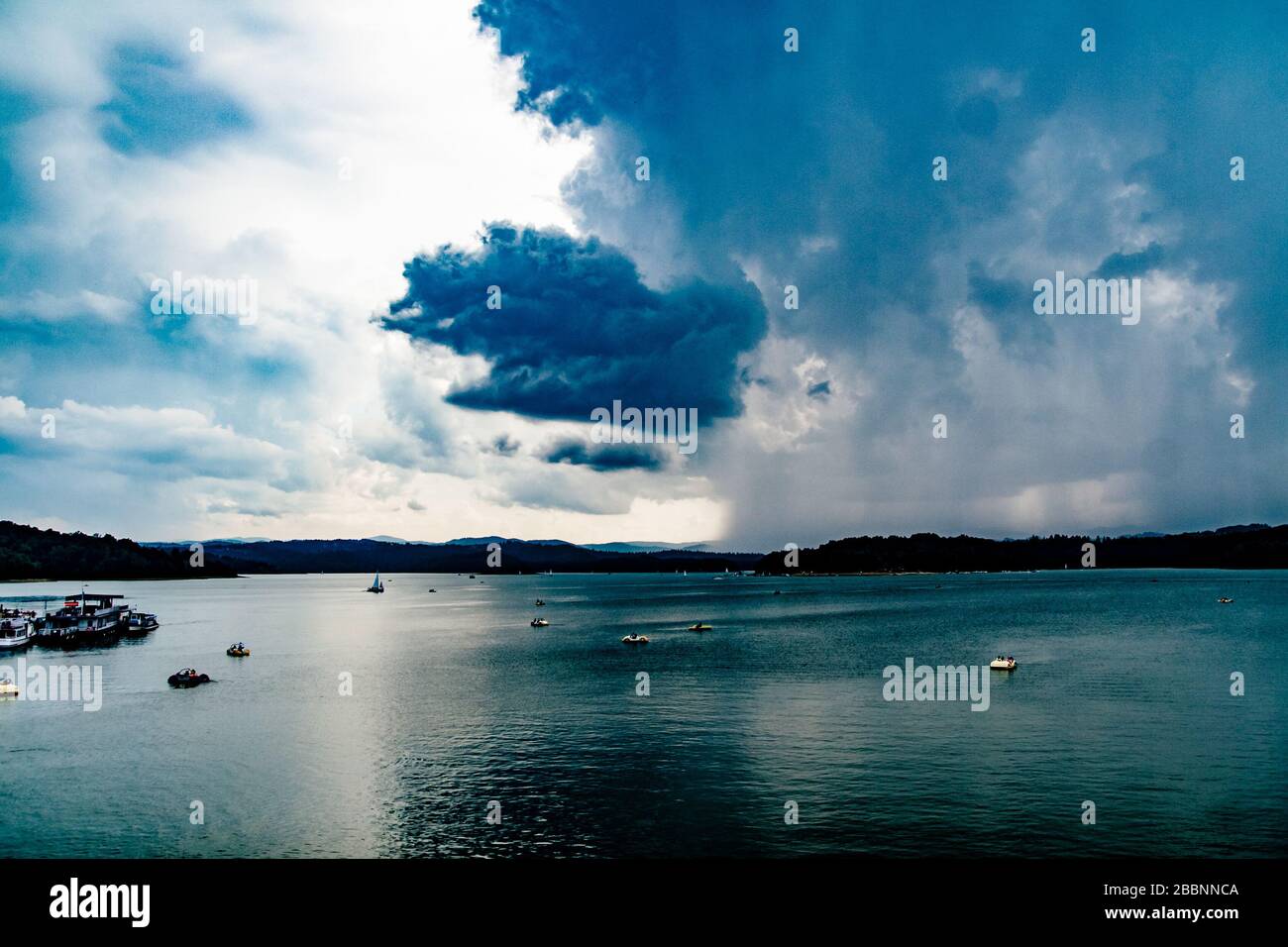 Clouds - Solina Lake in the Bieszczady Mountains in Poland - view from ...