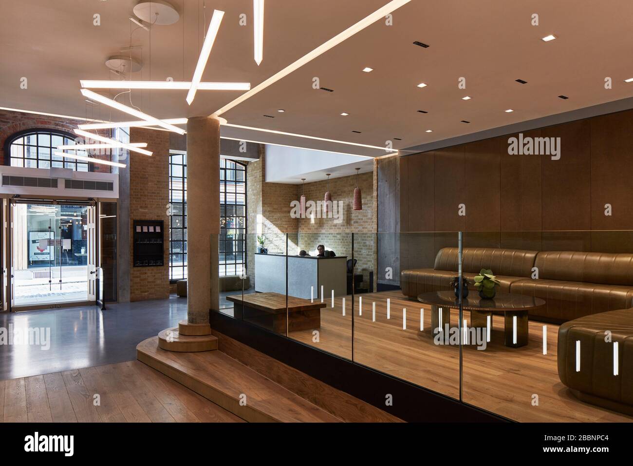 Lobby seating. Native Bankside Hotel, Bear Gardens, London, United ...