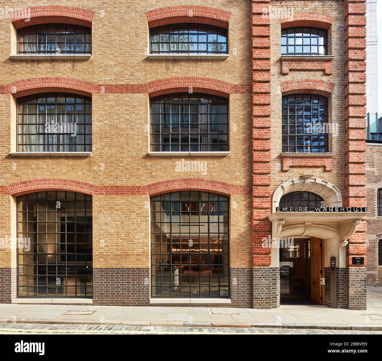 Entrance. Native Bankside Hotel, Bear Gardens, London, United Kingdom ...