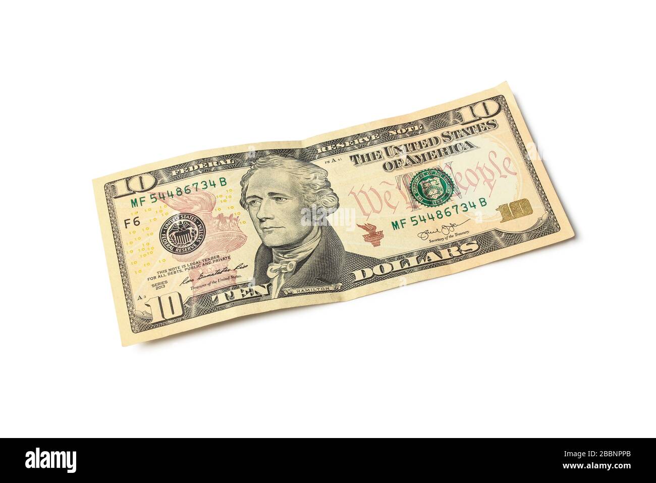 Ten dollar bill hi-res stock photography and images - Alamy