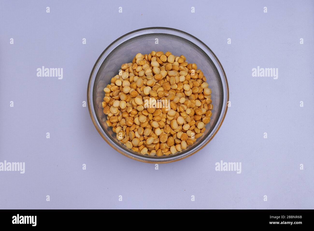 Yellow color split raw Chana dal or chickpeas lentils Stock Photo - Alamy