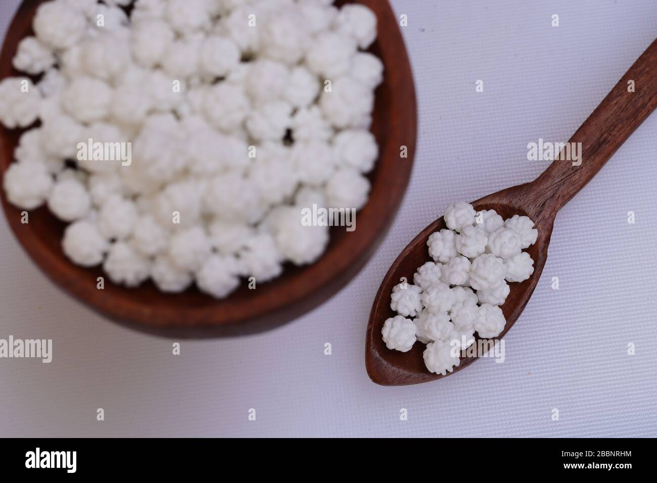 Nakul dana, sweet that made by sugar use as prasad in india Stock Photo ...