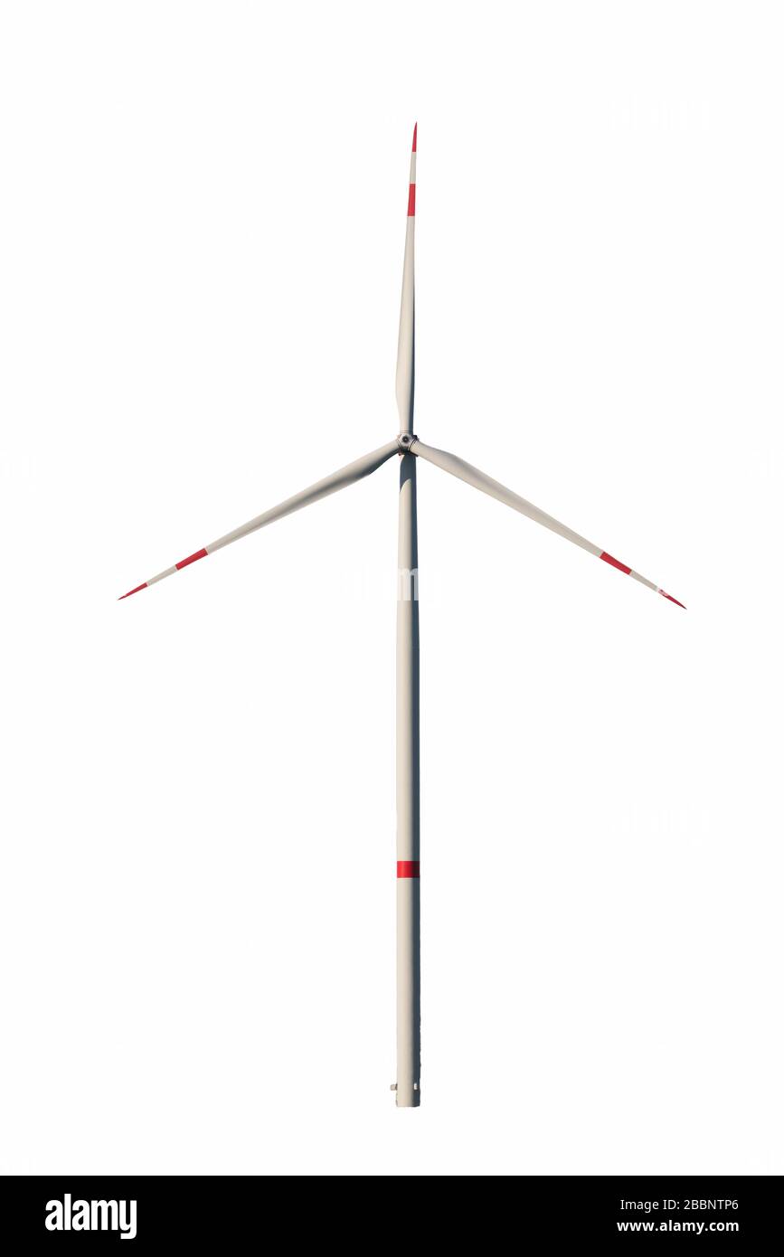 Electric wind turbines on Cut Out Stock Images & Pictures - Alamy