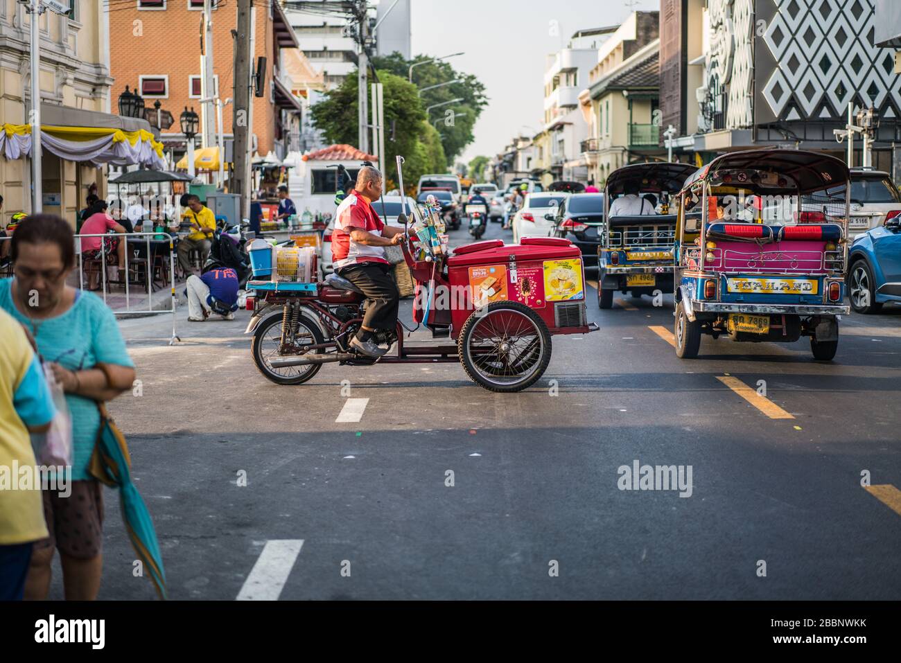 Street scene, Bangkok, Thailand, Asia Stock Photo - Alamy