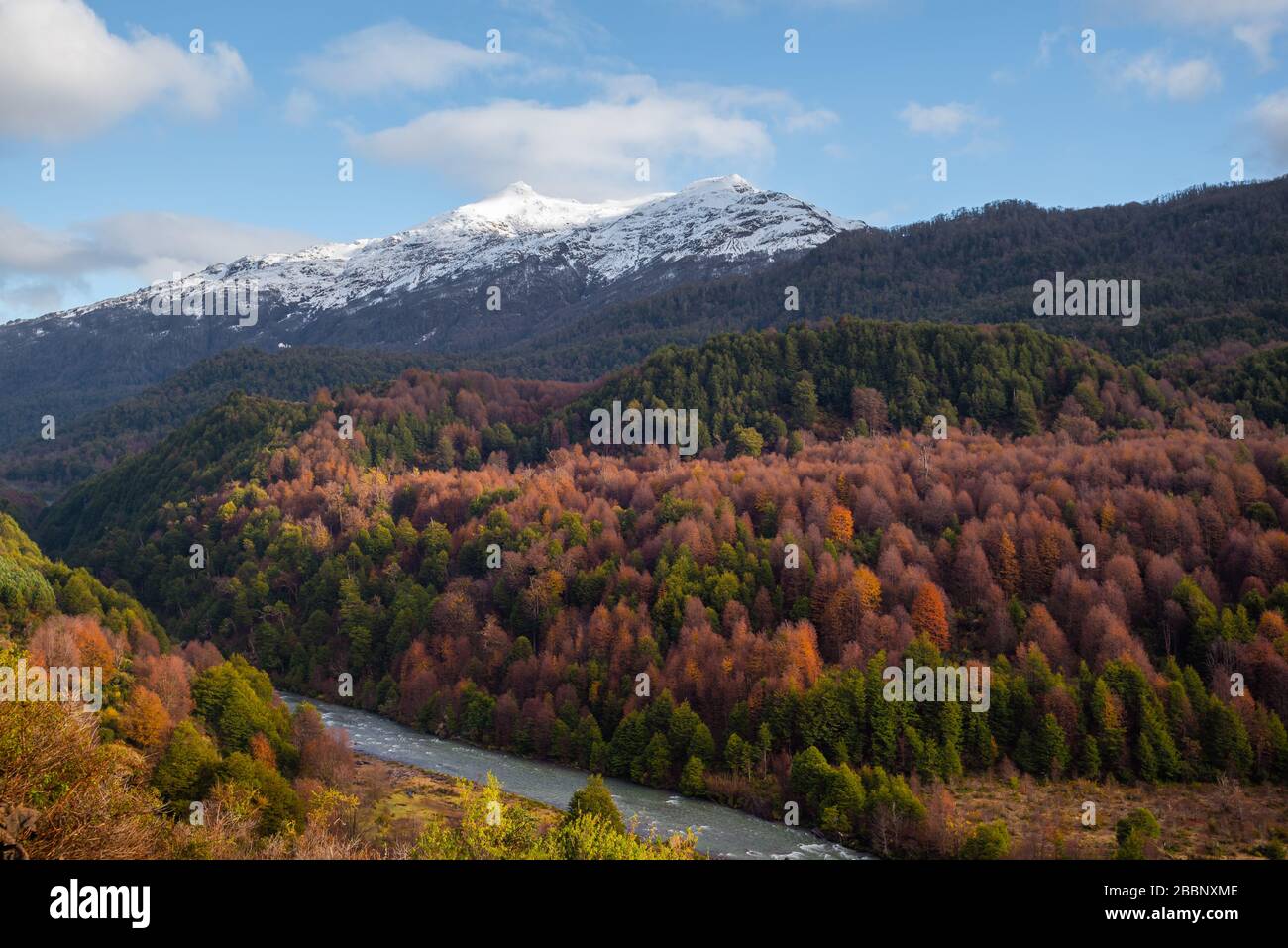 landscape from Carretera austral in Chile Stock Photo - Alamy