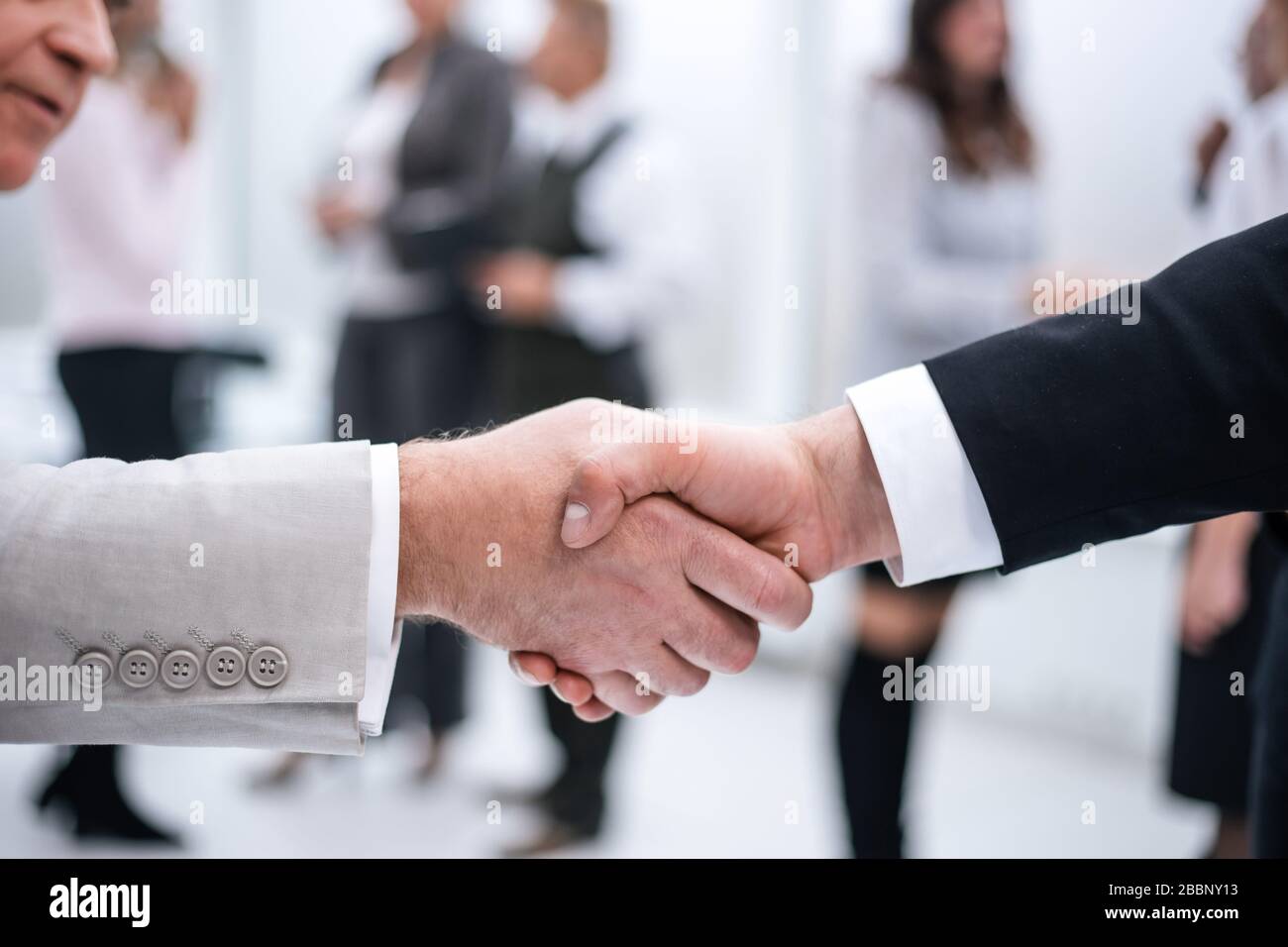 close up. business handshake on office background Stock Photo - Alamy