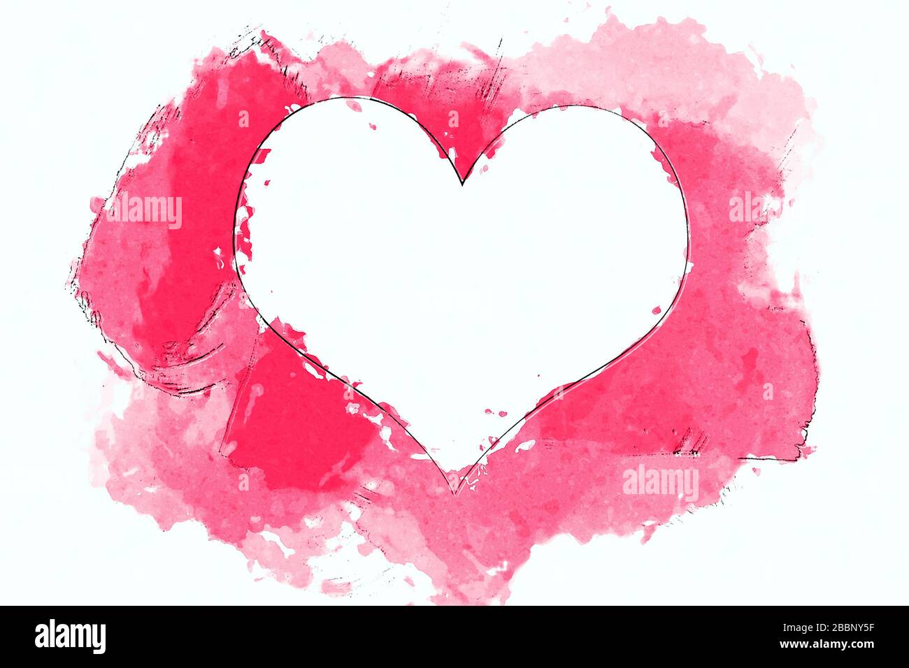Empty heart shape hi-res stock photography and images - Alamy