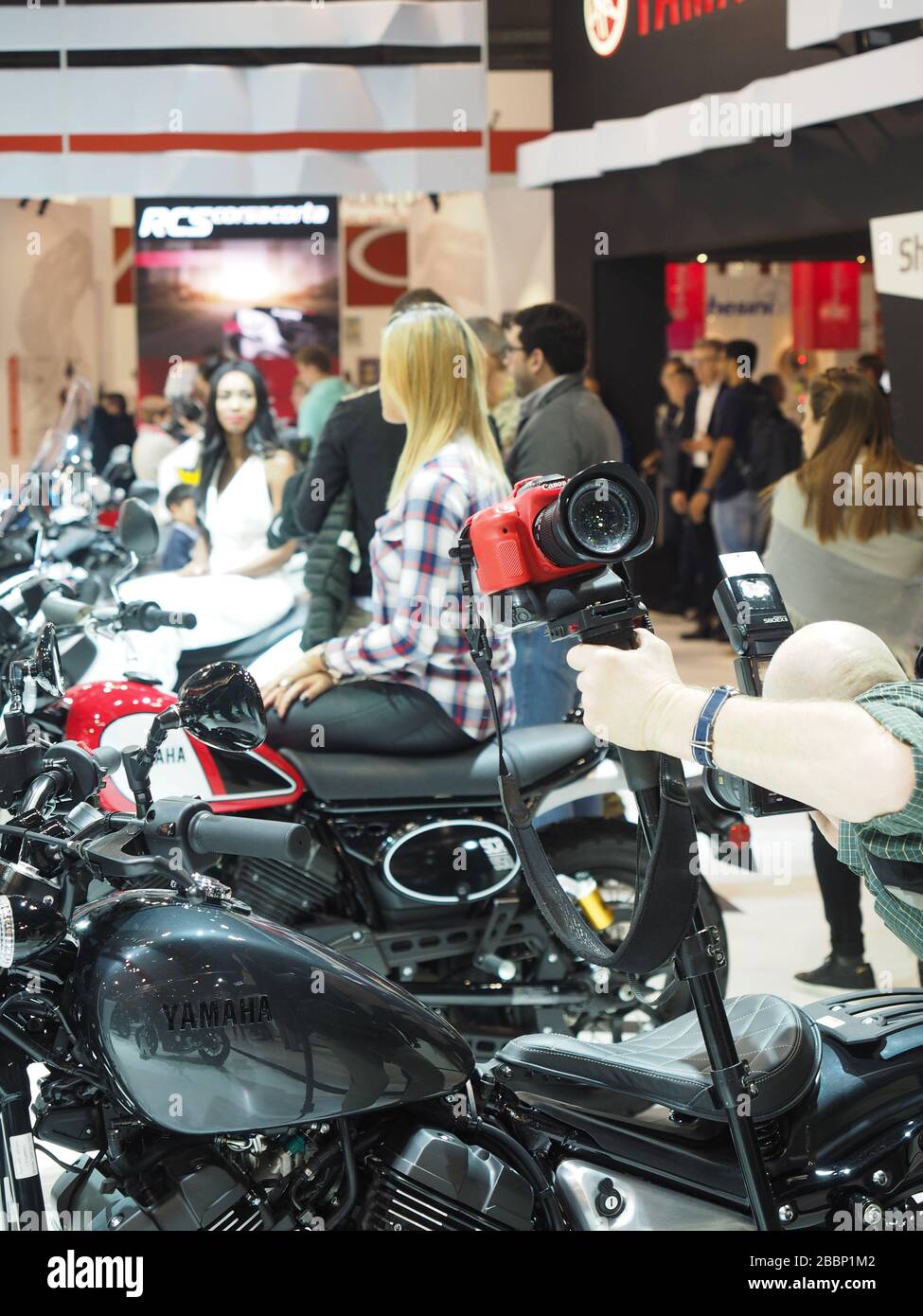 Yamaha, EICMA international motorcycle show, Fiera Milano, Rho, Milano ...