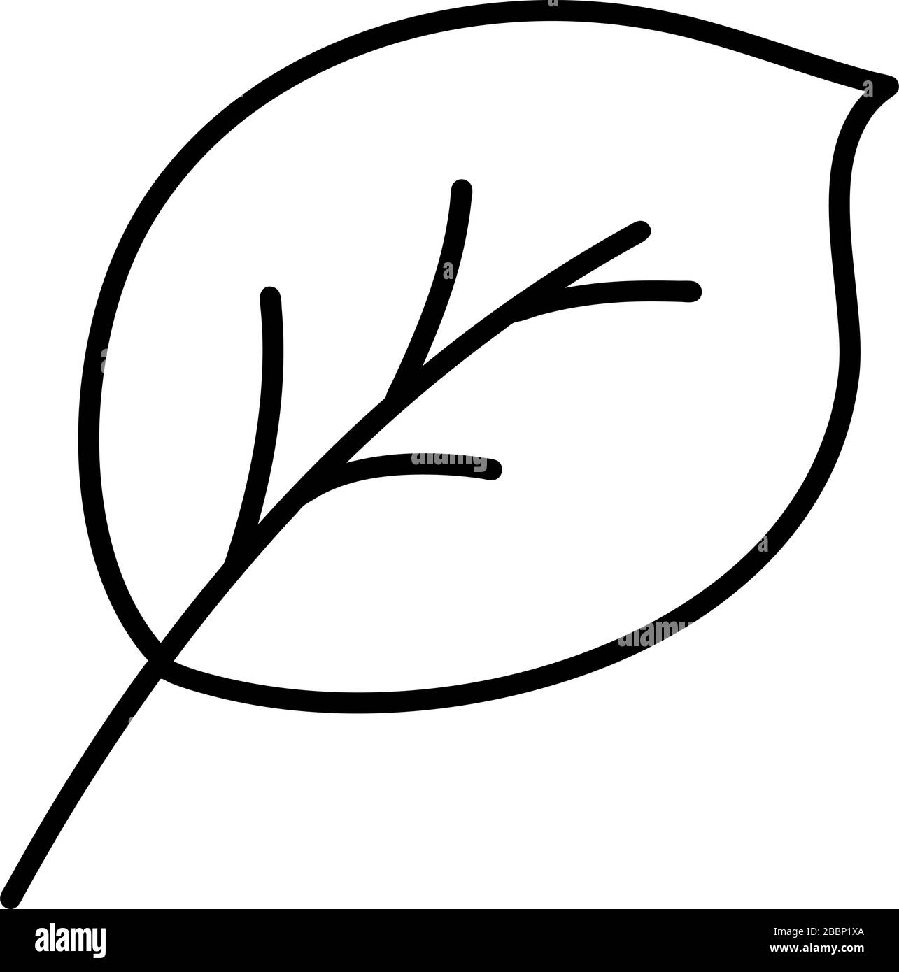 Abstract doodle single floral element for decoration patterns, wrapping ...