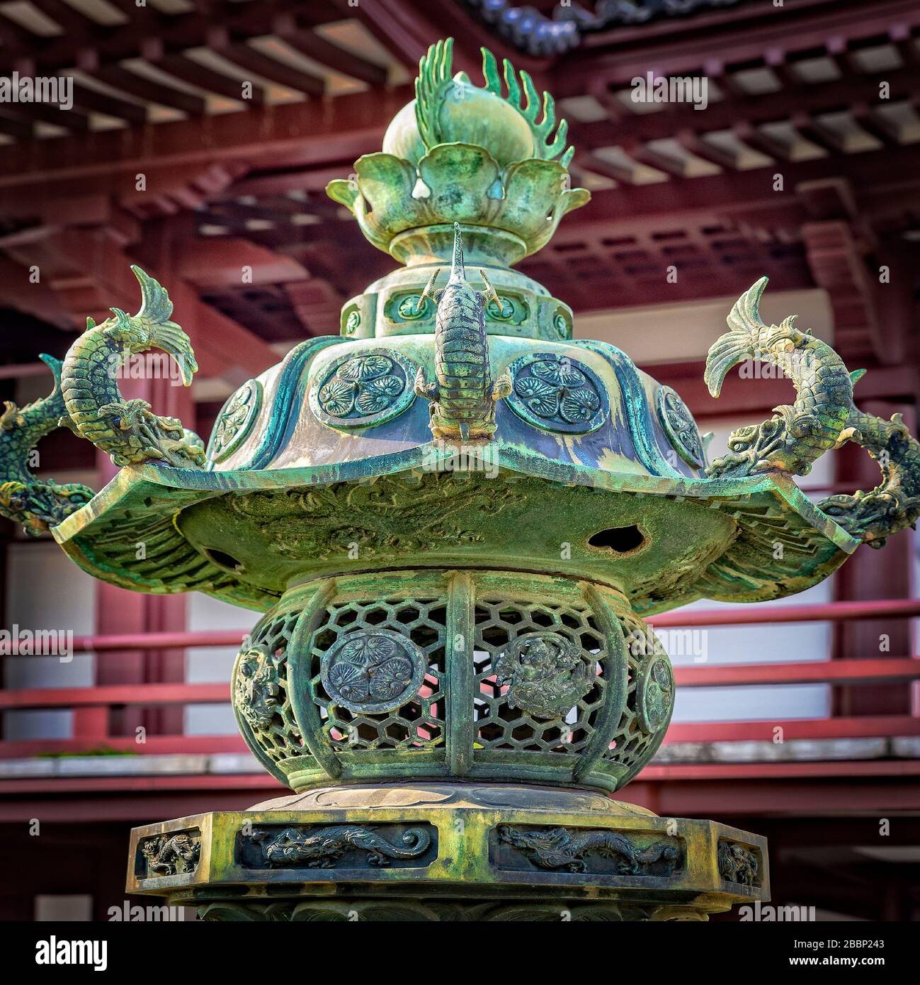 Temple lanterns, Tokyo Japan Stock Photo - Alamy