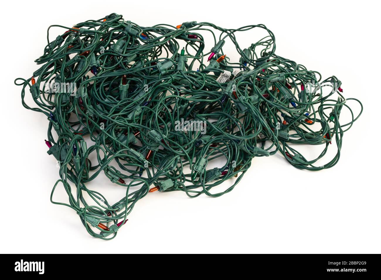 String of christmas lights Cut Out Stock Images & Pictures - Alamy