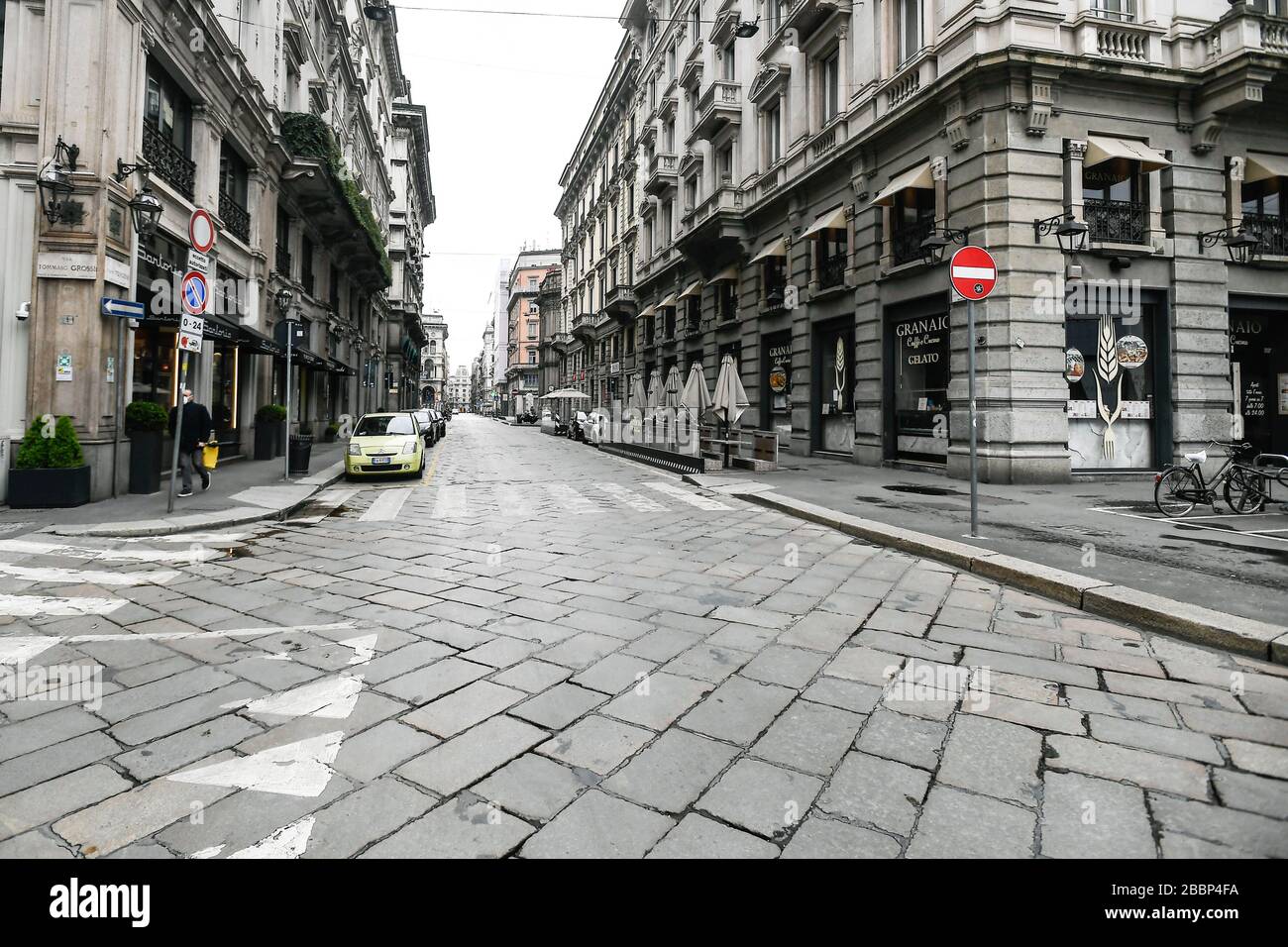 Italy, March 31, 2020 : An empty Milan, during Italy's coronavirus ...