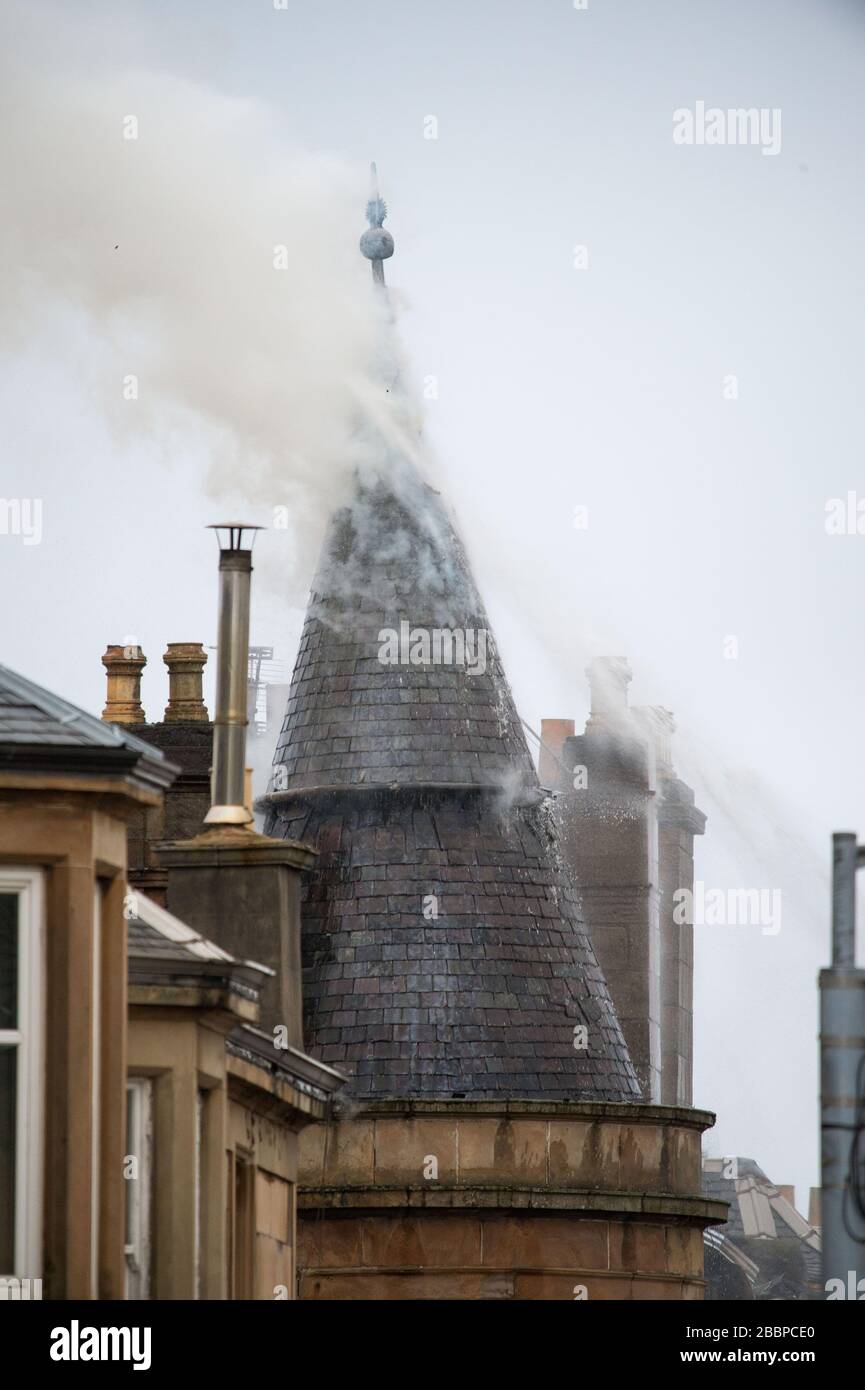 Fire in pollockshields area of glasgow hi-res stock photography and ...