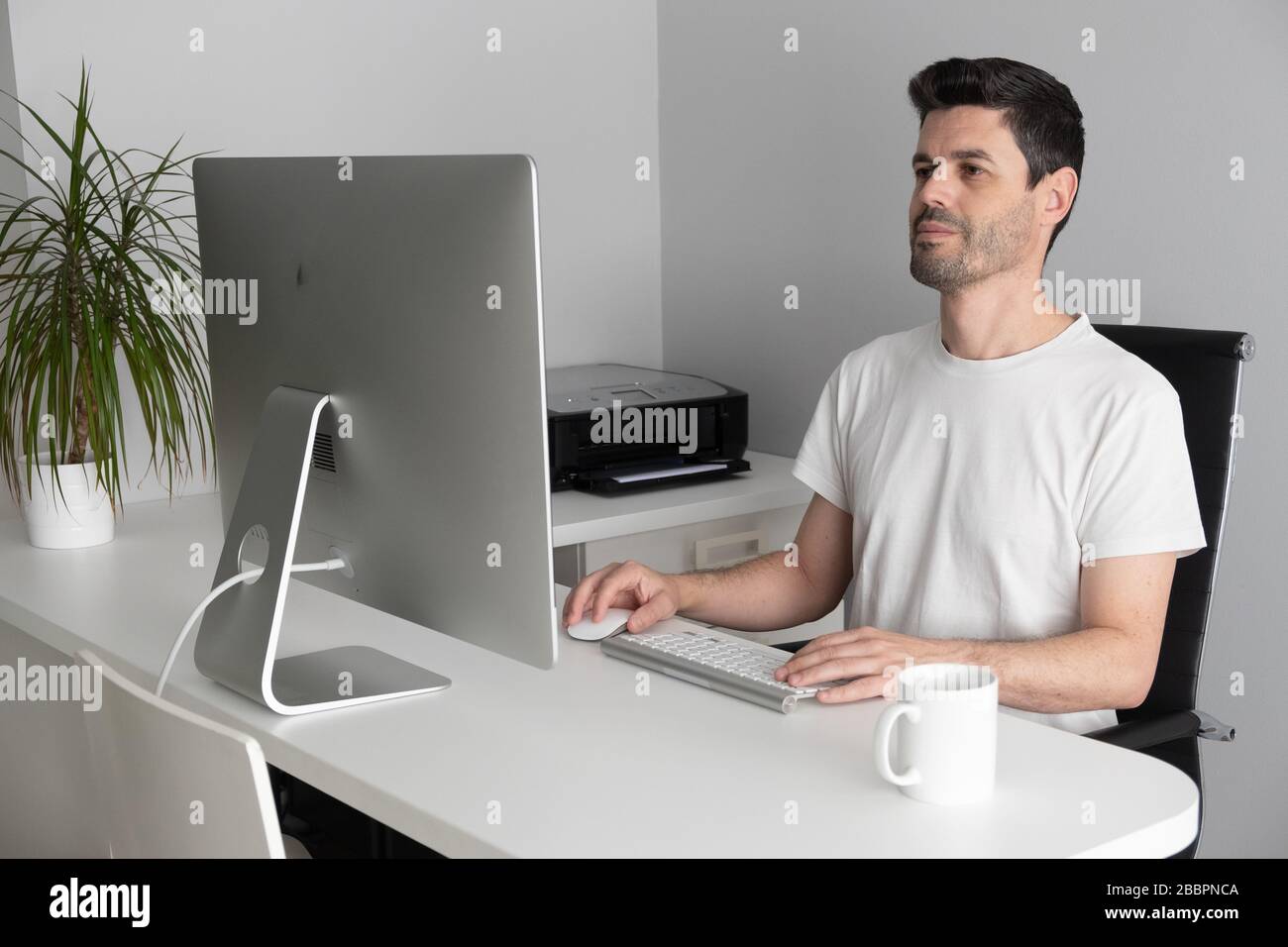 Telework hi-res stock photography and images - Alamy