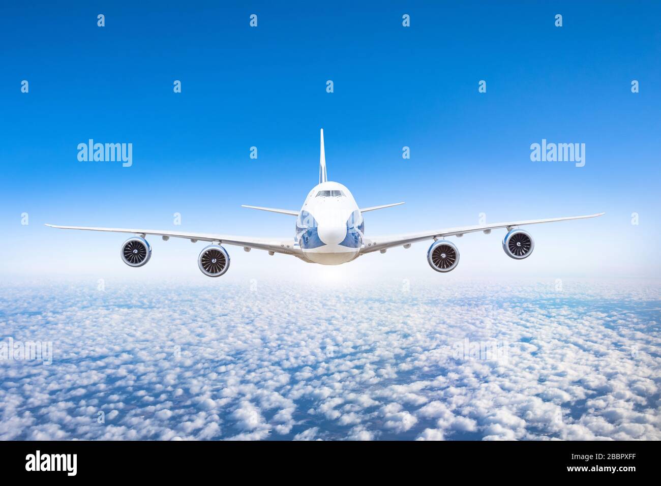 Jet sky clouds world map hi-res stock photography and images - Alamy