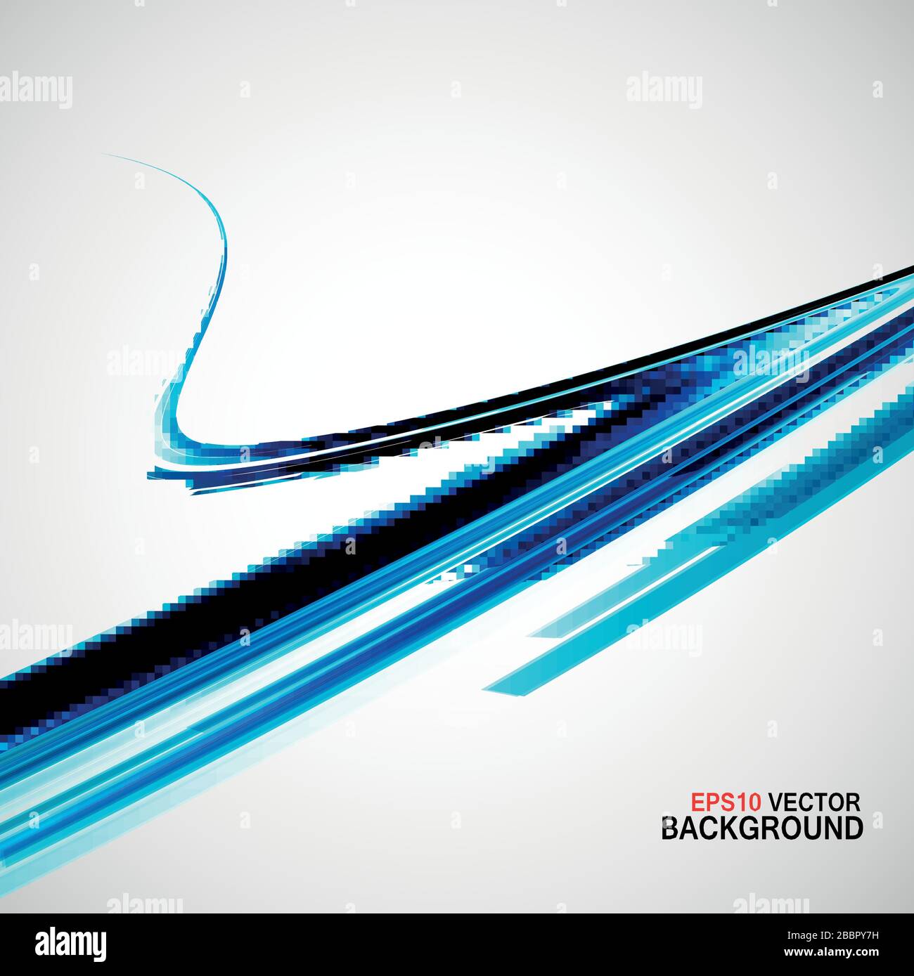 Straight lines and curve Stock Vector Images - Alamy