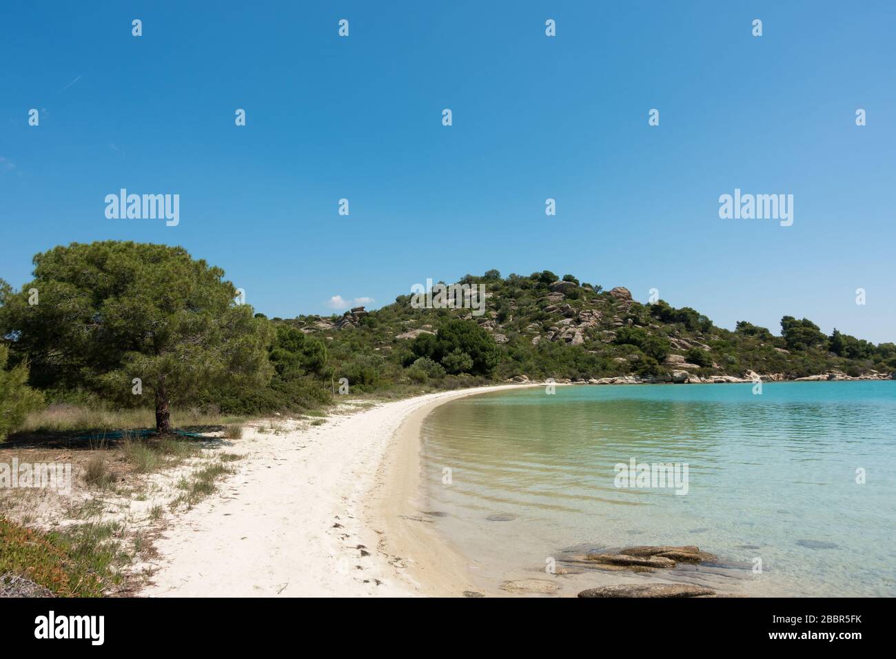 Amazing scenery by the sea in Diaporos island, Sithonia, Chalkidiki ...
