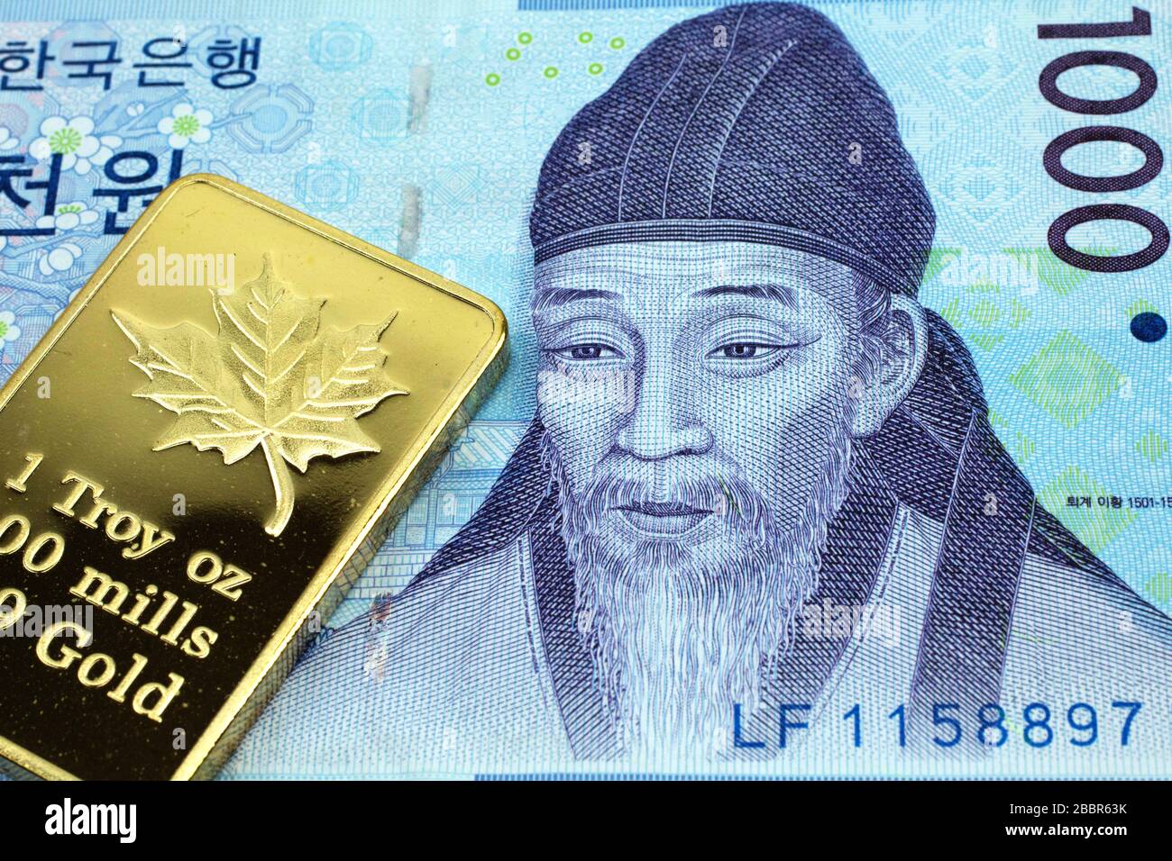1000 Korean Won High Resolution Stock Photography and Images - Alamy