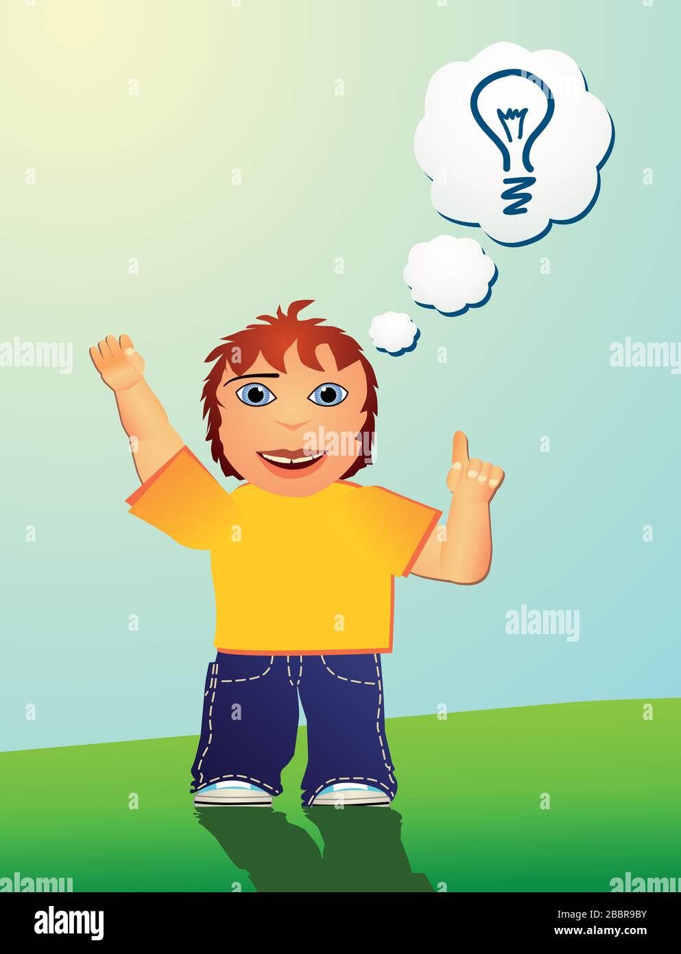 Intuition cartoon hi-res stock photography and images - Alamy