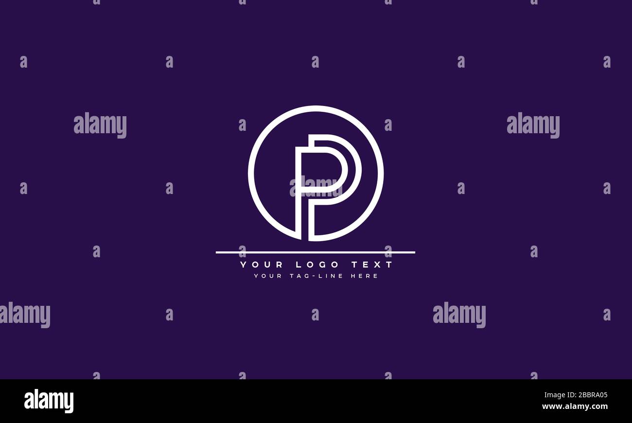 ABSTRACT LOGO P, PP ALPHABET LETTERS DESIGN Stock Vector Image & Art ...