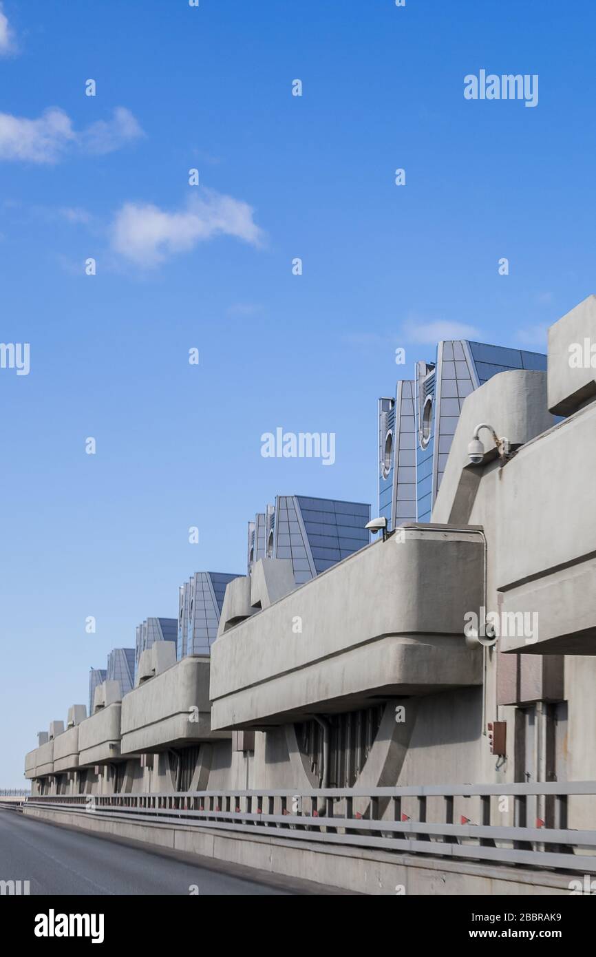 Saint Petersburg Flood Prevention Facility Complex. Entrance to the ...
