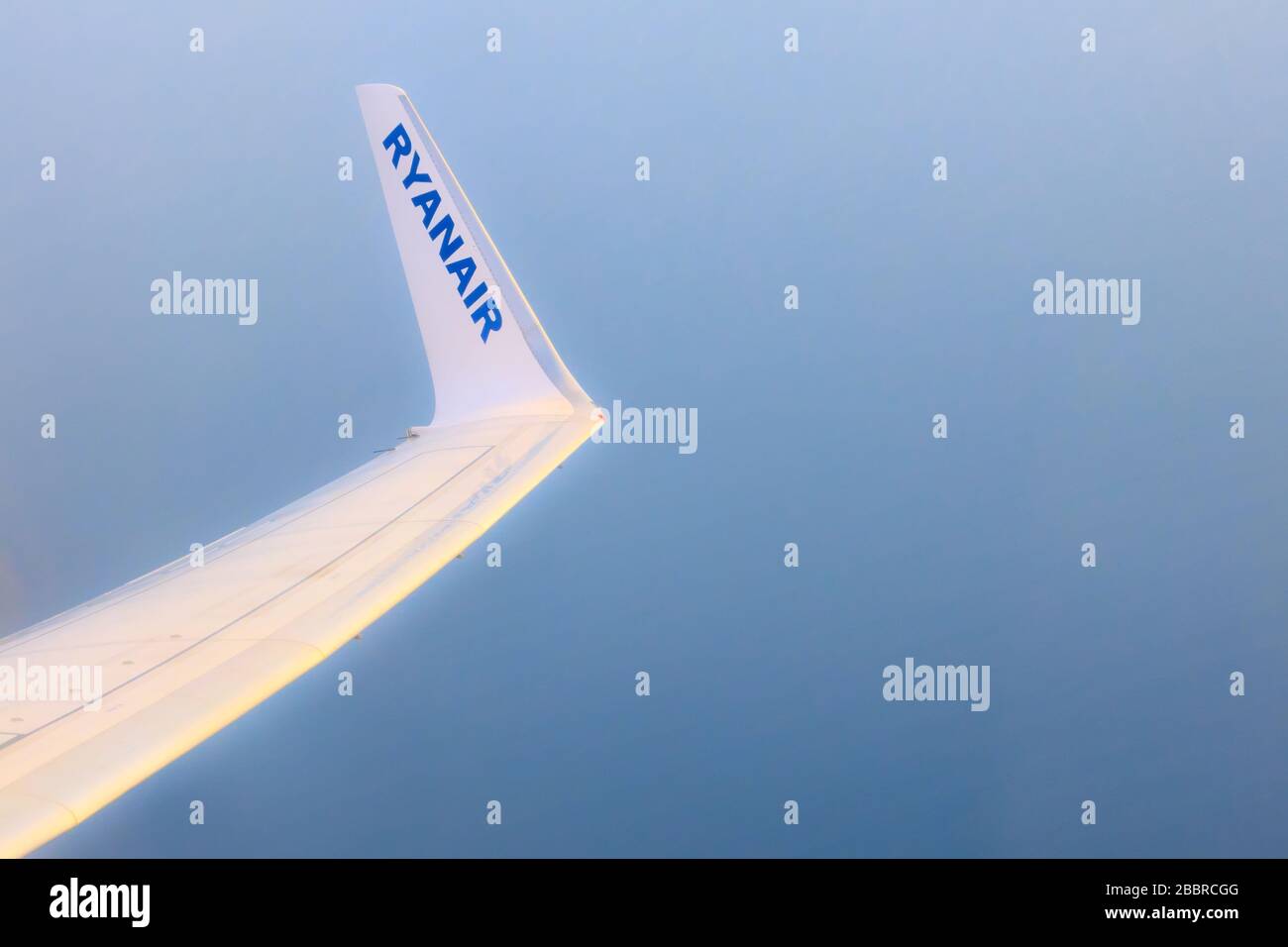 Ryanair Logo In Flight High Resolution Stock Photography and Images - Alamy