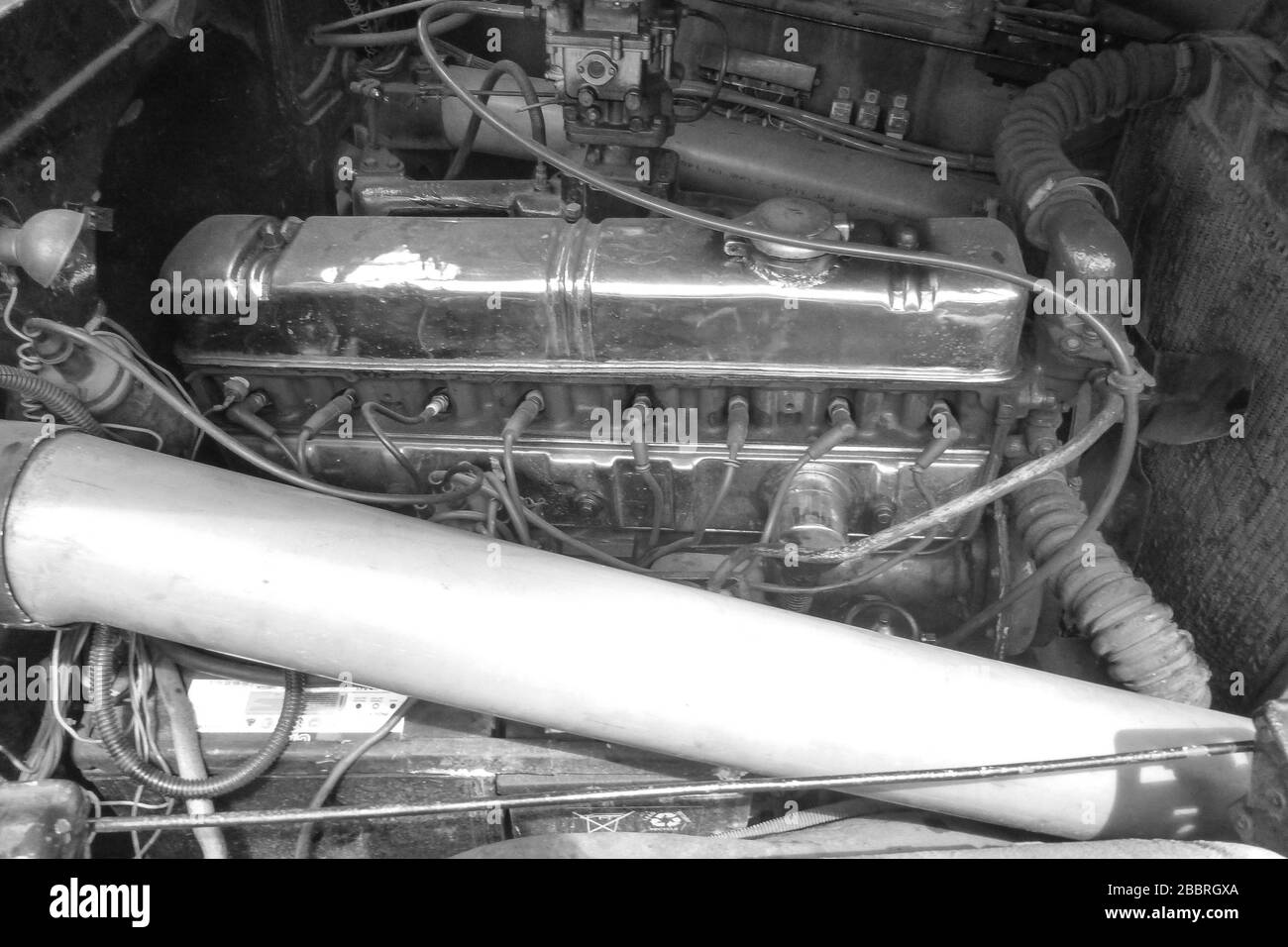 Historic cuban cars Black and White Stock Photos & Images - Alamy