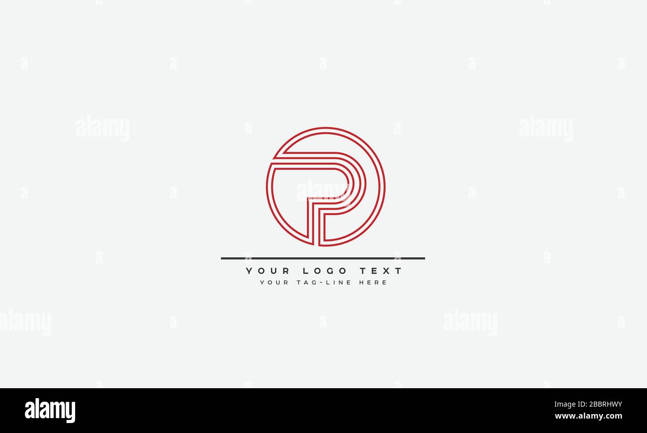 ABSTRACT LOGO P, PP ALPHABET LETTERS DESIGN Stock Vector Image & Art ...