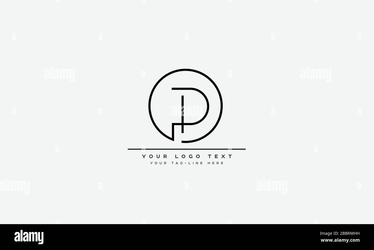 ABSTRACT LOGO P, PP ALPHABET LETTERS DESIGN Stock Vector Image & Art ...