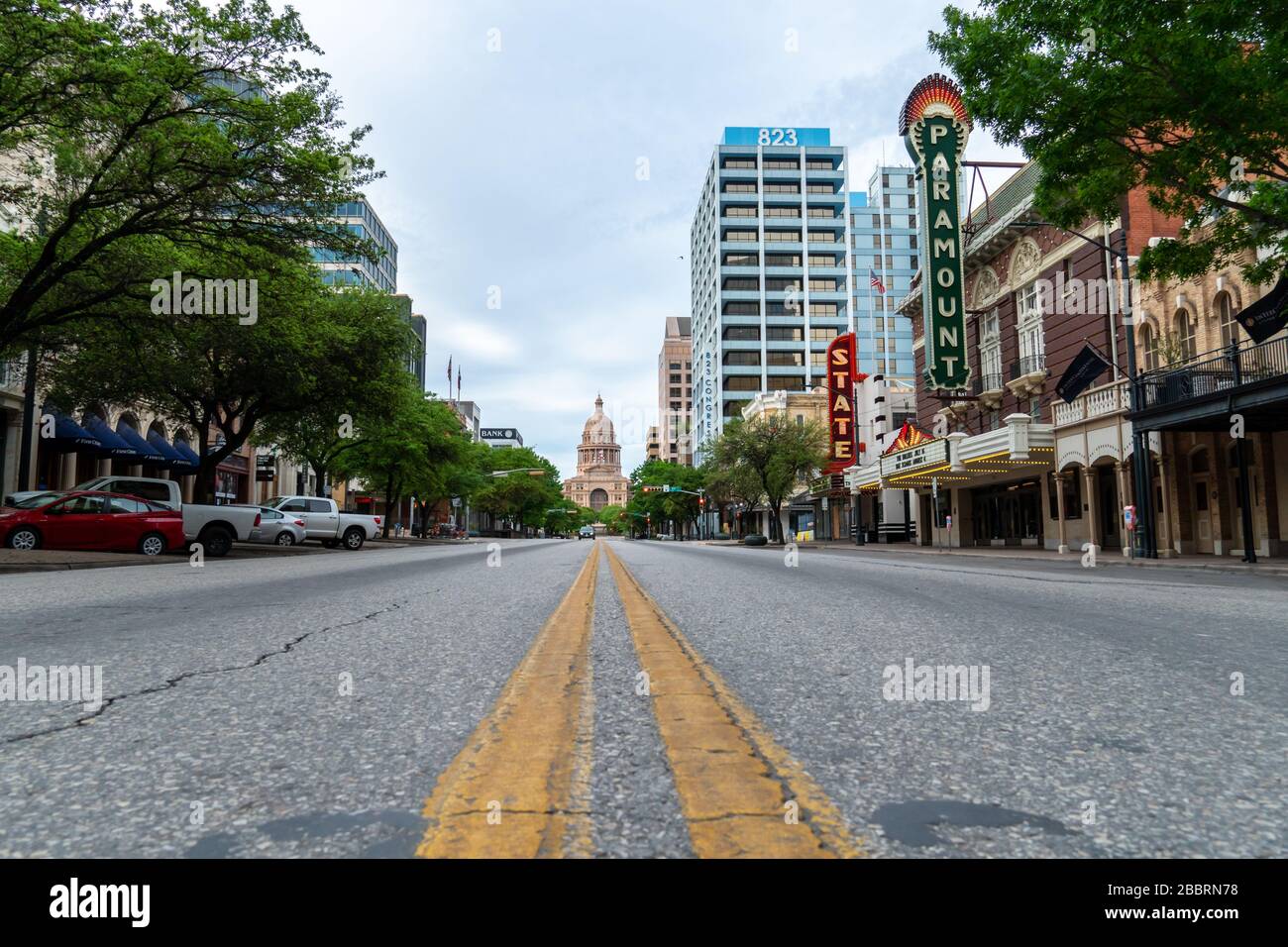Congress ave and 6th street hi-res stock photography and images - Alamy