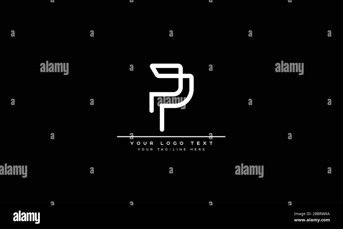 ABSTRACT LOGO P, PP ALPHABET LETTERS DESIGN Stock Vector Image & Art ...