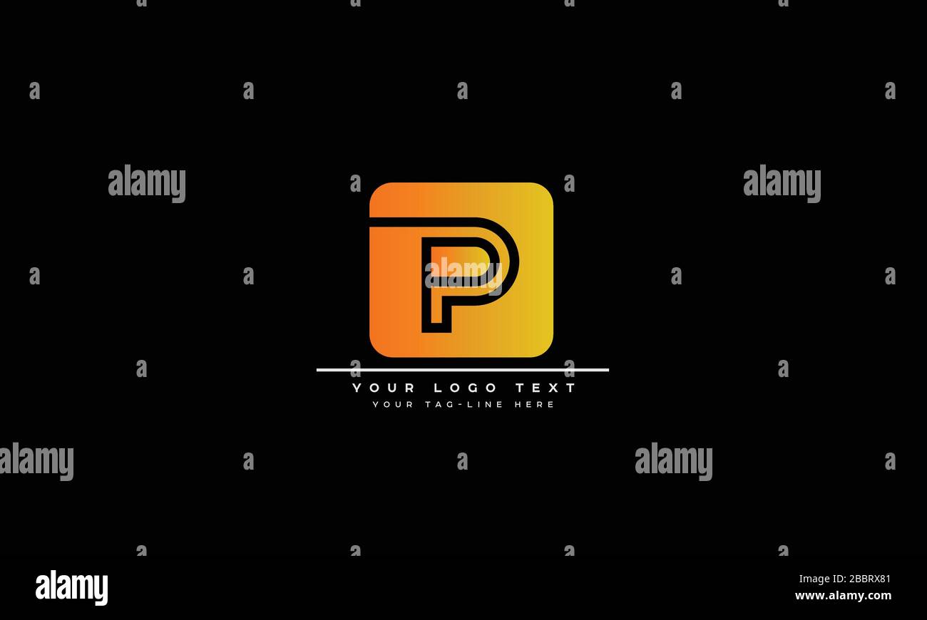 ABSTRACT LOGO P, PP ALPHABET LETTERS DESIGN Stock Vector Image & Art ...